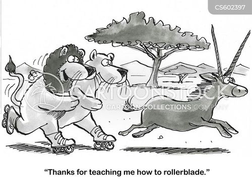 Antelope Chase Cartoons and Comics - funny pictures from CartoonStock