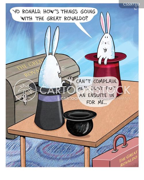 Magician's Rabbit Cartoons and Comics - funny pictures from CartoonStock