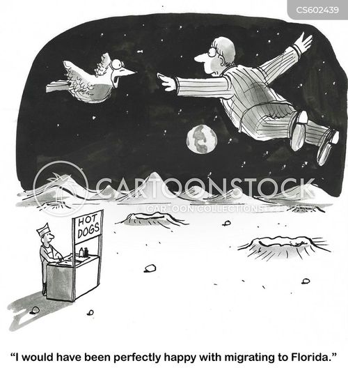 Space Migration Cartoons and Comics - funny pictures from CartoonStock