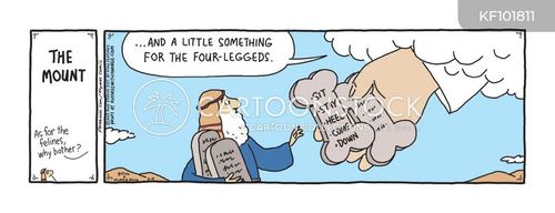 Divine Rules Cartoons and Comics - funny pictures from CartoonStock