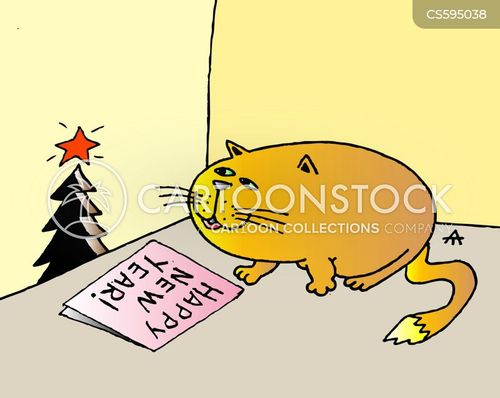 New Year Card Cartoons and Comics - funny pictures from CartoonStock