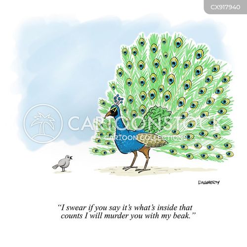 Mating Displays Cartoons and Comics - funny pictures from CartoonStock