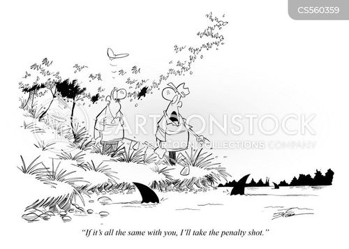 Shark Infested Cartoons and Comics - funny pictures from CartoonStock