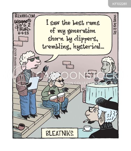 Beat Poetry Cartoons and Comics - funny pictures from CartoonStock
