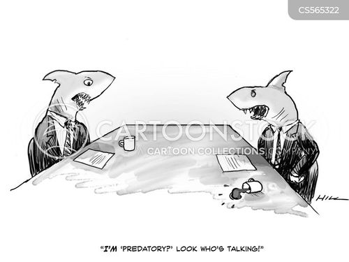 Predatory Cartoons and Comics - funny pictures from CartoonStock