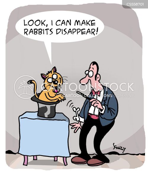 Disappearing Trick Cartoons and Comics - funny pictures from CartoonStock