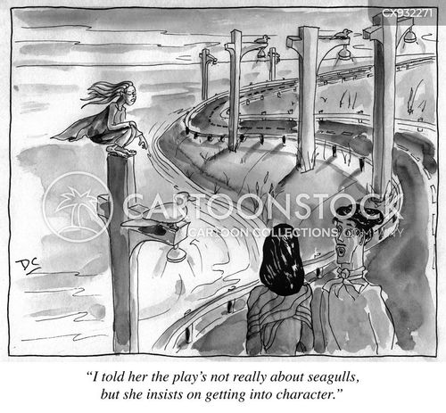 Theatrical Obsession Cartoons and Comics - funny pictures from CartoonStock