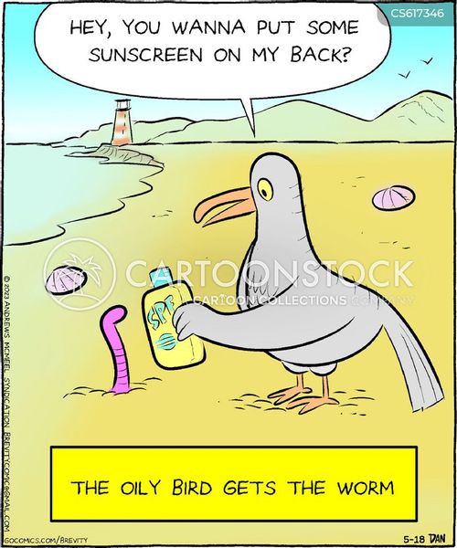 Sunscreen Pun Cartoons and Comics - funny pictures from CartoonStock