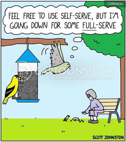 Self-serve Coffee Cartoons and Comics - funny pictures from CartoonStock