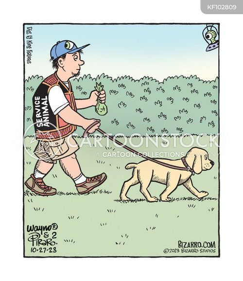 Assistance Animal Cartoons and Comics - funny pictures from CartoonStock