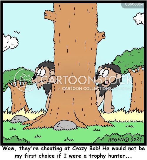 Trophy Hunters Cartoons and Comics - funny pictures from CartoonStock