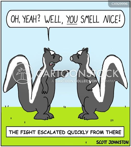 Skunk Stereotype Cartoons and Comics - funny pictures from CartoonStock