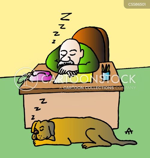 Sleeping Dog Cartoons and Comics - funny pictures from CartoonStock