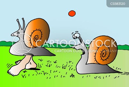 Snail Migration Cartoons and Comics - funny pictures from CartoonStock