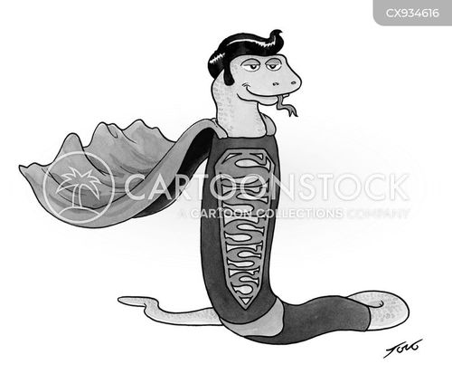 Super Snake Cartoons and Comics - funny pictures from CartoonStock