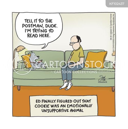 Therapy Pet Cartoons and Comics - funny pictures from CartoonStock