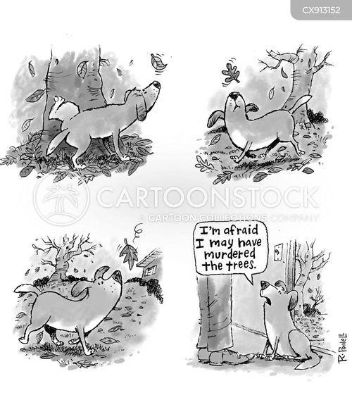 Fall Leaves Cartoons and Comics - funny pictures from CartoonStock
