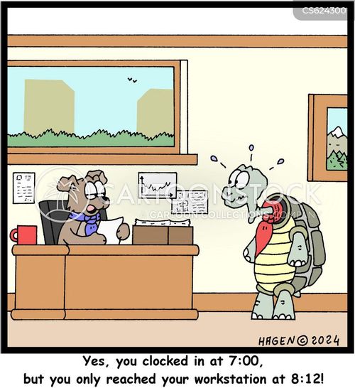 Blocked Cubicle Cartoons and Comics - funny pictures from CartoonStock