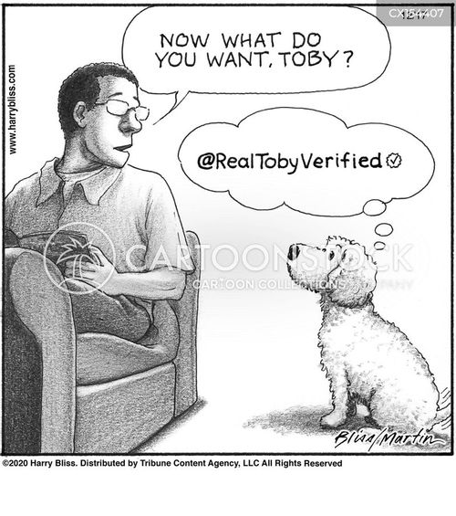 Social Verification Cartoons and Comics - funny pictures from CartoonStock