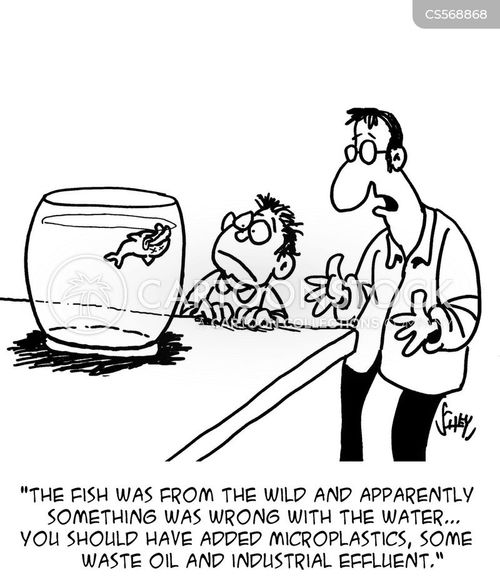 Microplastics Cartoons and Comics - funny pictures from CartoonStock