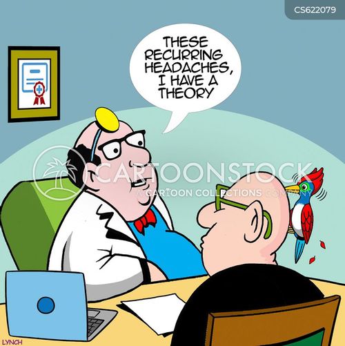 Headache Diagnosis Cartoons and Comics - funny pictures from CartoonStock