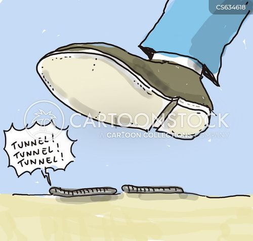 Underground Tunnels Cartoons and Comics - funny pictures from CartoonStock