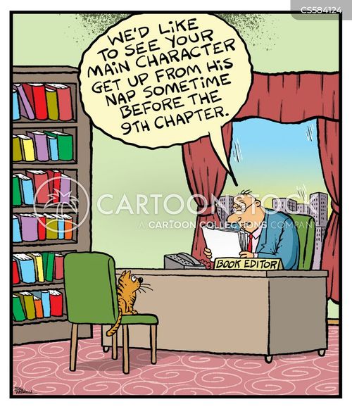 Book Editor Cartoons and Comics - funny pictures from CartoonStock