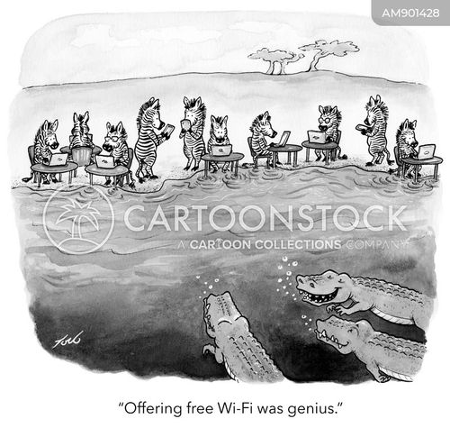 Wifi Cartoons and Comics - funny pictures from CartoonStock