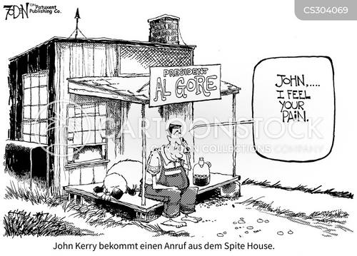 Cartoons und Karikaturen mit Kerry