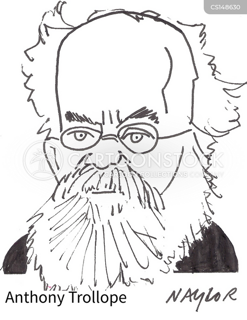 Cartoons und Karikaturen mit Anthony Trollope