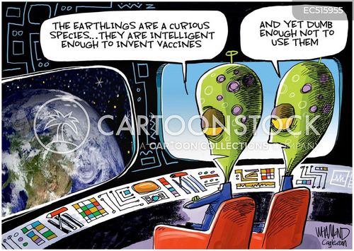 Alien Observers Cartoons and Comics - funny pictures from CartoonStock