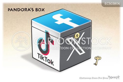 Pandora's Box Cartoons and Comics - funny pictures from CartoonStock