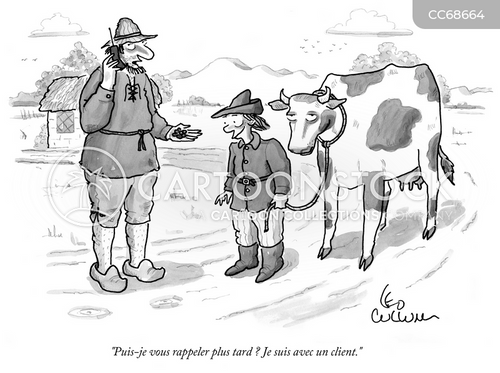 Dessins humoristique et caricaturés avec Appels Commerciaux