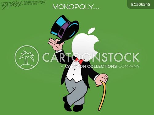 Market Monopoly Cartoons and Comics - funny pictures from CartoonStock