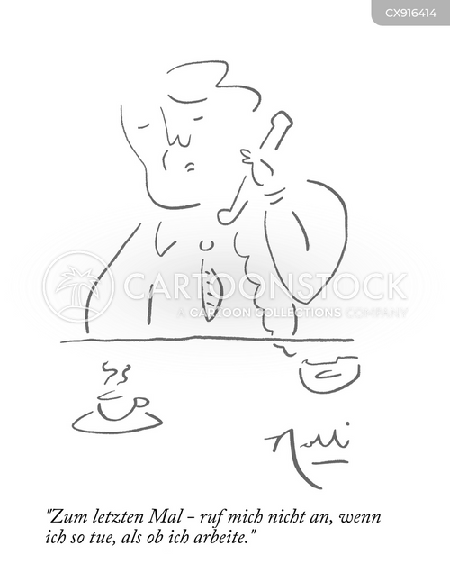 Cartoons und Karikaturen mit Arbeitsstressoren