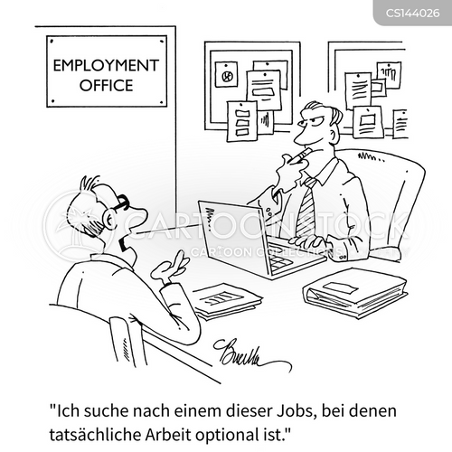 Cartoons und Karikaturen mit Arbeit Suchen
