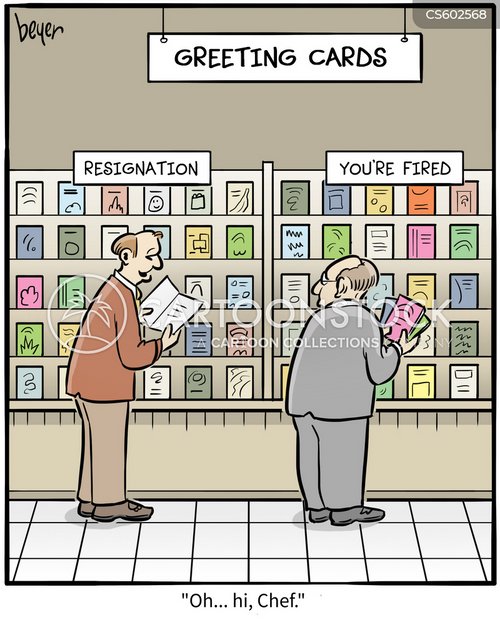 Cartoons und Karikaturen mit Chef