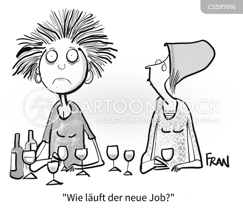 Cartoons und Karikaturen mit Neuer Arbeitsplatz