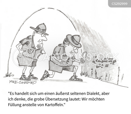 Cartoons und Karikaturen mit Dialekt