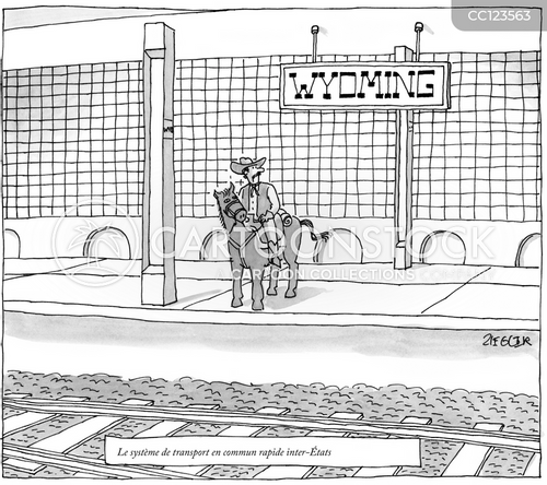 Dessins humoristique et caricaturés avec Transport Ferroviaire