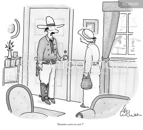 Dessins humoristique et caricaturés avec Méchant Cowboy