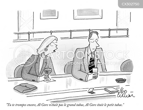 Dessins humoristique et caricaturés avec Al Gore