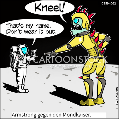 Cartoons und Karikaturen mit Armstrong