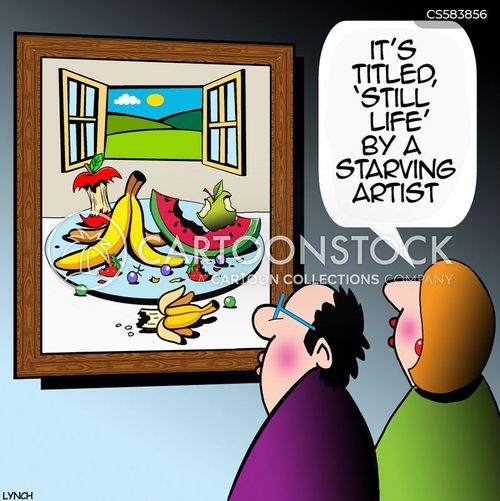 Still Life Cartoons and Comics - funny pictures from CartoonStock