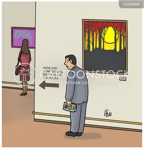 Casual Gallery Visit Cartoons and Comics - funny pictures from CartoonStock