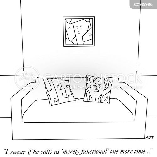 Cushion Cover Cartoons and Comics - funny pictures from CartoonStock