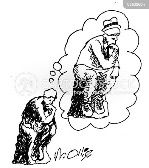 The Thinker Cartoons and Comics - funny pictures from CartoonStock