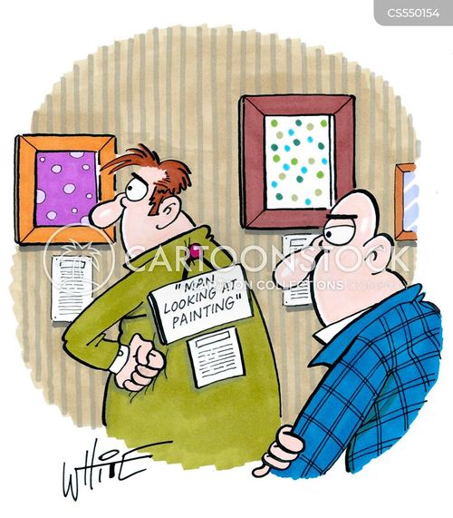 Modern Artist Cartoons and Comics - funny pictures from CartoonStock