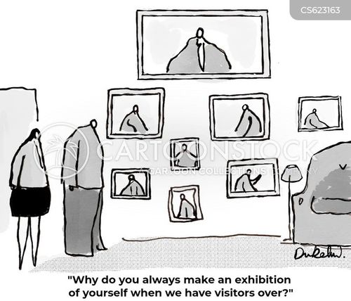 Exhibition Of Self Cartoons and Comics - funny pictures from CartoonStock