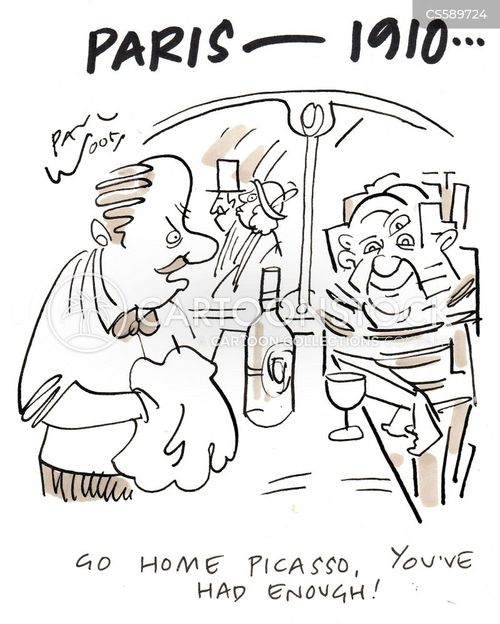 Pablo Picasso Cartoons and Comics - funny pictures from CartoonStock